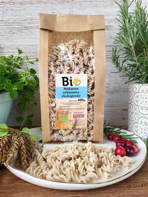 Ekologiczny makaron orkiszowy świderki 400g BioGumienny