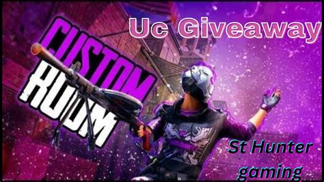 Custom Room Uc Giveaway Live Stream PUBG Mobile YouTube