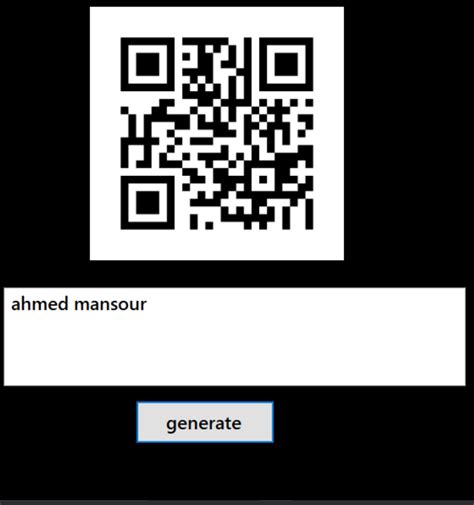 Github Ahmed8mansourqr Code This A Simple Qr Code Text Transimtter