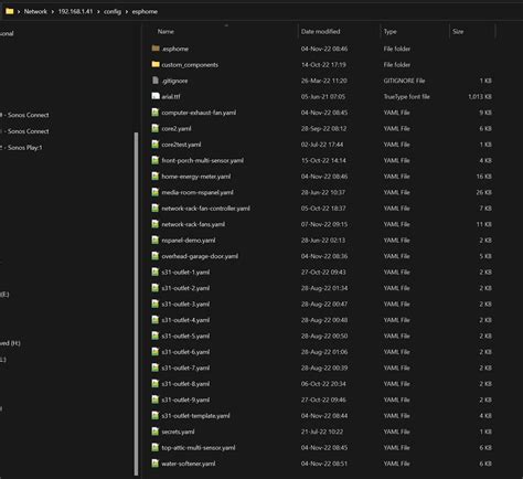 esphome backing up yaml files esphome home assistant community