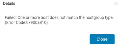 Dell Unity Cannot Add ESXi Hosts To Host Groups User Correctable