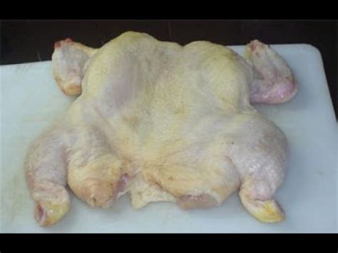 Deshuesar Un Pollo Para Rellenar Sin Cortar La Piel Youtube