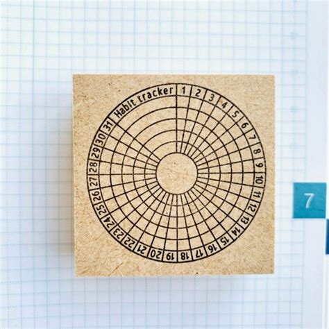 Habit Tracker Habit Tracker Stamp Planner Stamps Weekly Stamps