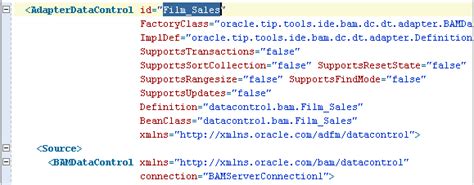 Using Oracle Bam Data Control