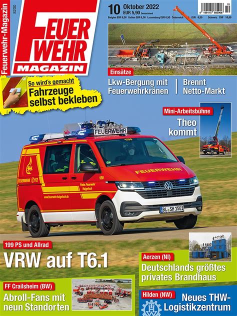 Feuerwehr Magazin 10 2022 Digital Feuerwehr Magazin
