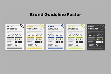 Brand Guidelines Poster Design Template Graphic By Thedesignsource Creative Fabrica