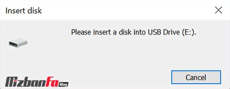 Please Insert A Disk Into Usb Drive