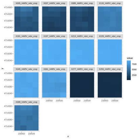 Introduction To Geospatial Raster And Vector Data With R Raster Time Series Data In R