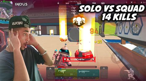 OMG Kill Solo Vs Squad OverPower P Brothers Gameplay Indus Battle Royale YouTube
