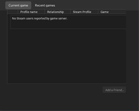 Can T Find Recent Players Window In This Skin Issue Tkashkin Adwaita For Steam GitHub