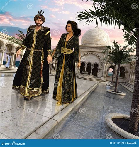 3d Arabian Nights Harem Girl Royalty Free Illustration Cartoondealer