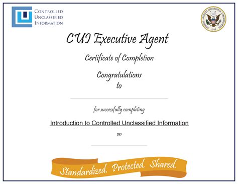 Certificate National Archives