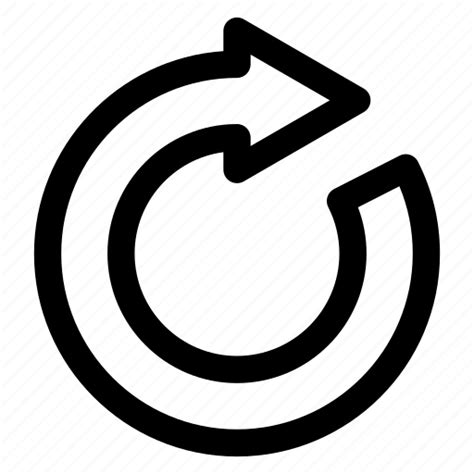 Arrow Clockwise Point Spin Right Icon Download On Iconfinder