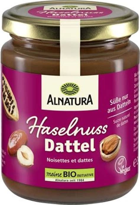 Alnatura Bio Haselnuss Dattel Creme 240 G Saaza