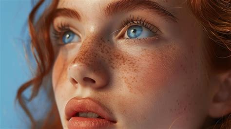Premium Photo Closeup Portrait Of A Beautiful Young Woman With