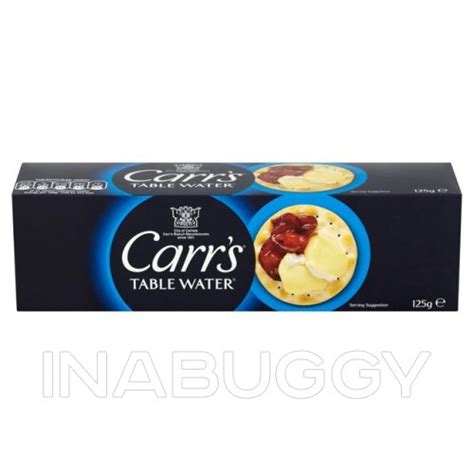 Carrs Crackers Table Water Original 125g Freshco Torontogta Grocery