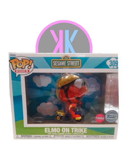 Elmo On Trike 309 Se Flocked