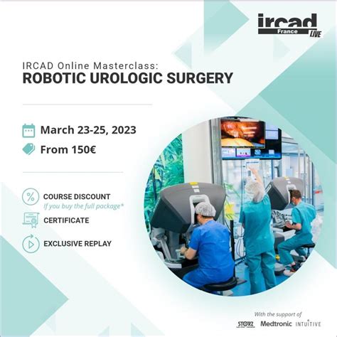Ircad On Linkedin Ircad Online Masterclass Robotic Urologic Surgery