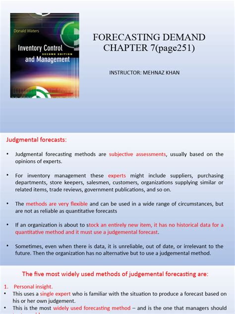 lecture 14 judgement forecasting pdf forecasting cognition