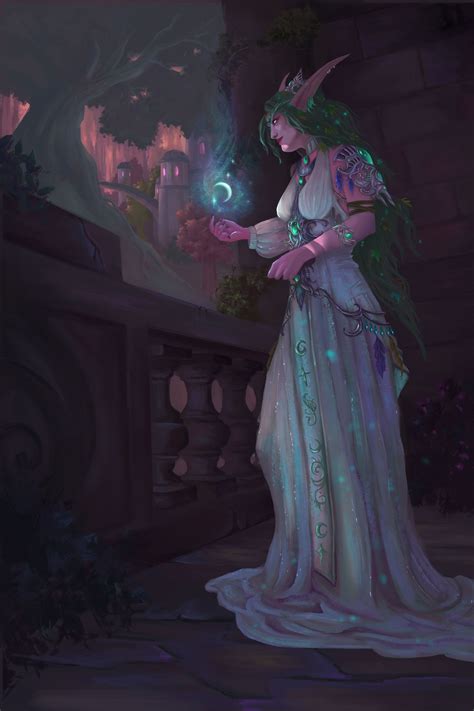 Norasuko Night Elf Tyrande Whisperwind Warcraft World Hot Sex Picture