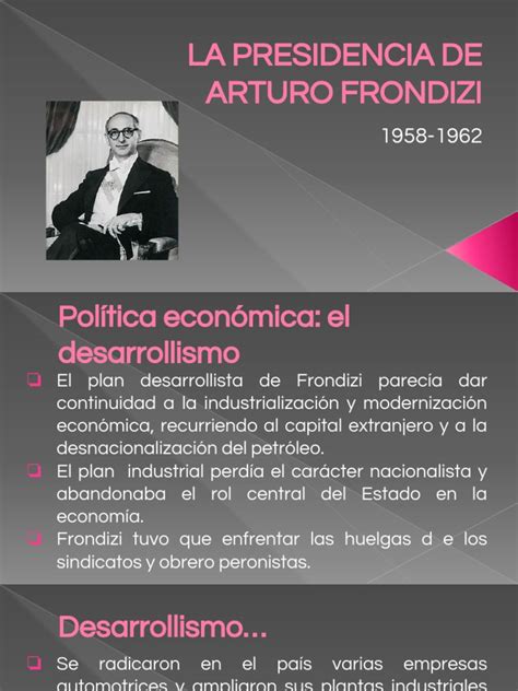 La Presidencia De Frondizi Pdf Pdf