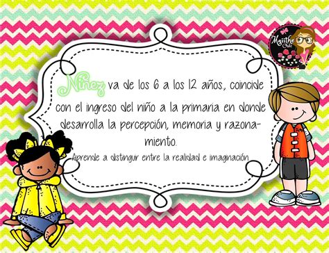 Excelentes Diseños Para Conocer Y Aprender Las Etapas Del Desarrollo
