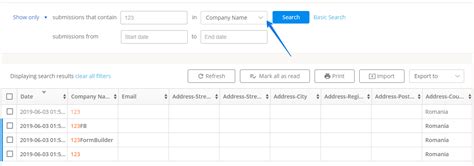 View Filter And Sort Submissions 123FormBuilder Help