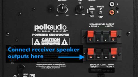 How To Connect A Subwoofer To A Receiver Without Subwoofer Outputs