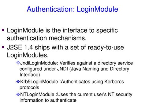 Ppt Java Authentication And Authorization Service Jaas Powerpoint Presentation Id5166013
