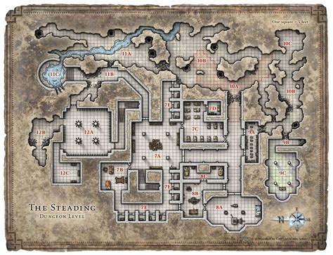 Dungeons And Dragons Printable Maps