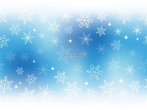 無料イラスト シームレスな雪の背景 青