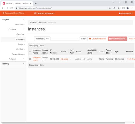 Ubuntu 22 04 Lts Openstack Antelope Configure Horizon Server World