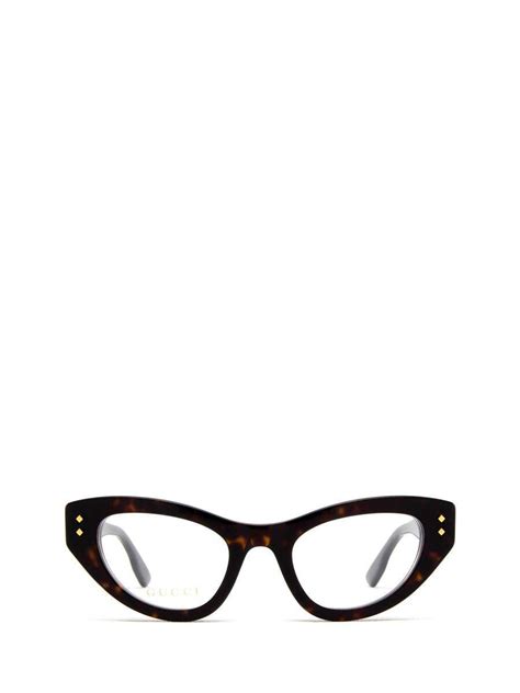 Buy Gucci Eyeglasses Havana At 33 Off Editorialist