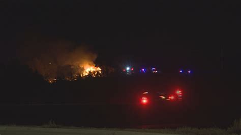 Volunteer Firefighters Knock Down Vacant House Fire South Of Lincoln