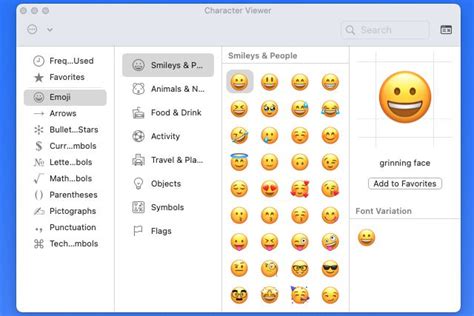 how to open the emoji keyboard on a mac