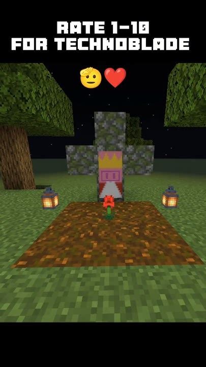 Amazing Technoblade Banner Tutorial In Minecraft ️🥲minecraft