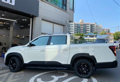 신차 렉스턴 레인보우v90 하이퍼골드그린 풀썬팅 파인뷰lx5000블랙박스 레인보우iris Ppf 나노텍 유리막코팅 수원신차검수 수원신차패키지 수원레인보우 수원올샵세류점