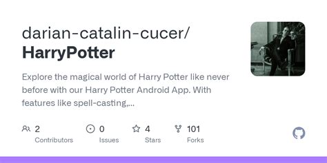 Github Darian Catalin Cucer Harrypotter Explore The Magical World Of