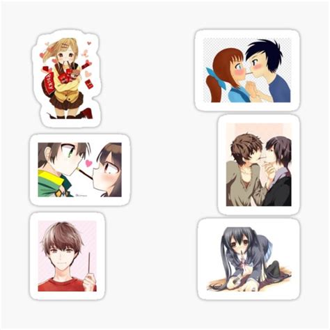 Pocky Love Sticker Pack Sticker For Sale By Madraso Redbubble