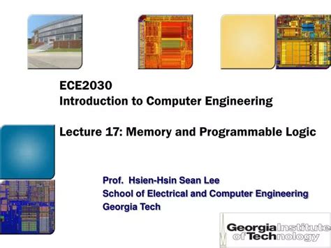 Ppt Ece2030 Introduction To Computer Engineering Lecture 17 Memory