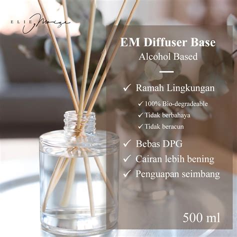 Jual 500ml Reed Diffuser Refill Alcohol Solvent Base Ecofriendly