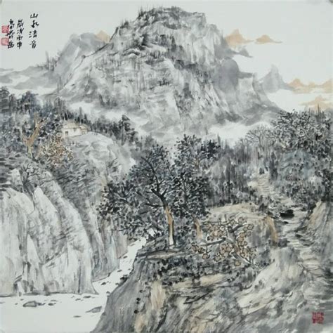 高齐岳画家 循画家 高齐岳 大山谷图库
