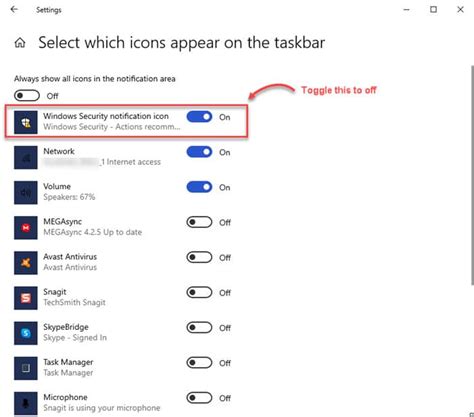 How To Hide Windows Defender Icon From Notification Tray