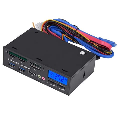 5 25 Media Dashboard Multi Function Usb 2 0 Sd Cf Vicedeal