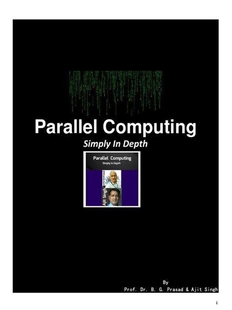Parallel Computing Simply In Depth By Ajit Singh Pdf Pdf Parallel