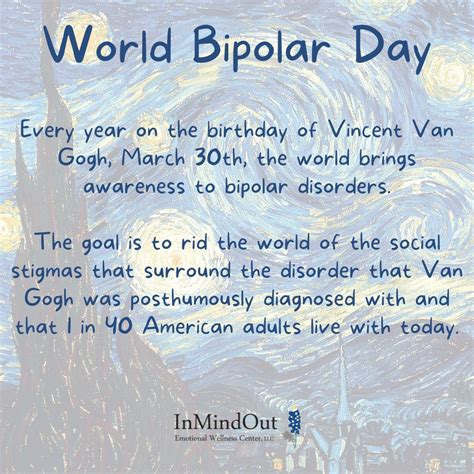 Inmindout Emotional Wellness Center Llc On Linkedin Worldbipolarday