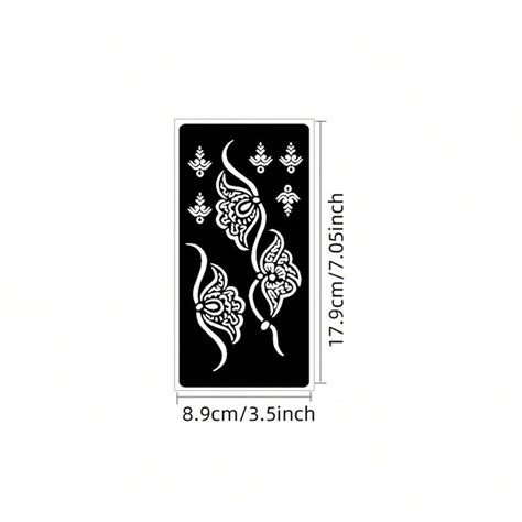 12 Sheets Tattoo Stencils Kit Reusable Templates Tattoo For Hand Foot