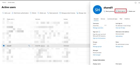 Can I Disable Or Delete The Associated Aad User Account Of A Shared