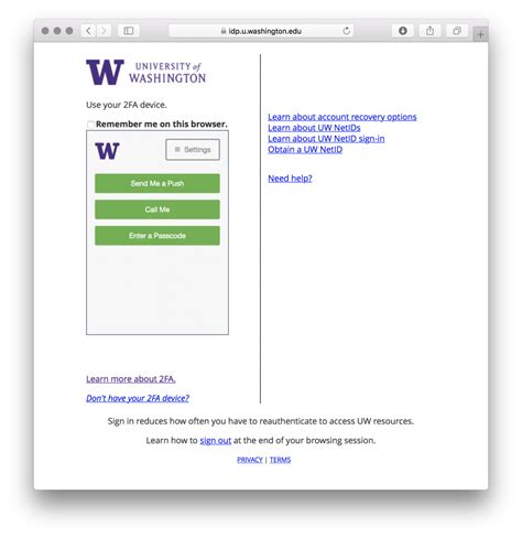 Sign In With Uw Netid It Connect
