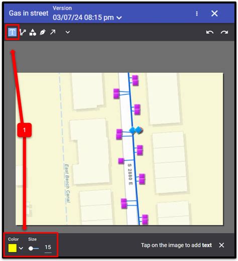 Add A Text Box In Markup Utilisync